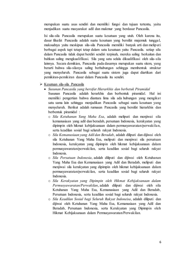 Nilai Nilai Universal Pancasila | DOCX