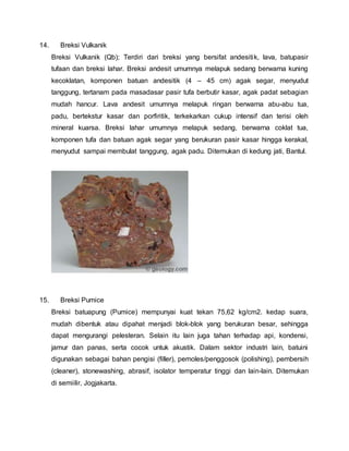 partikel dan tekstur batuan sedimen | DOCX