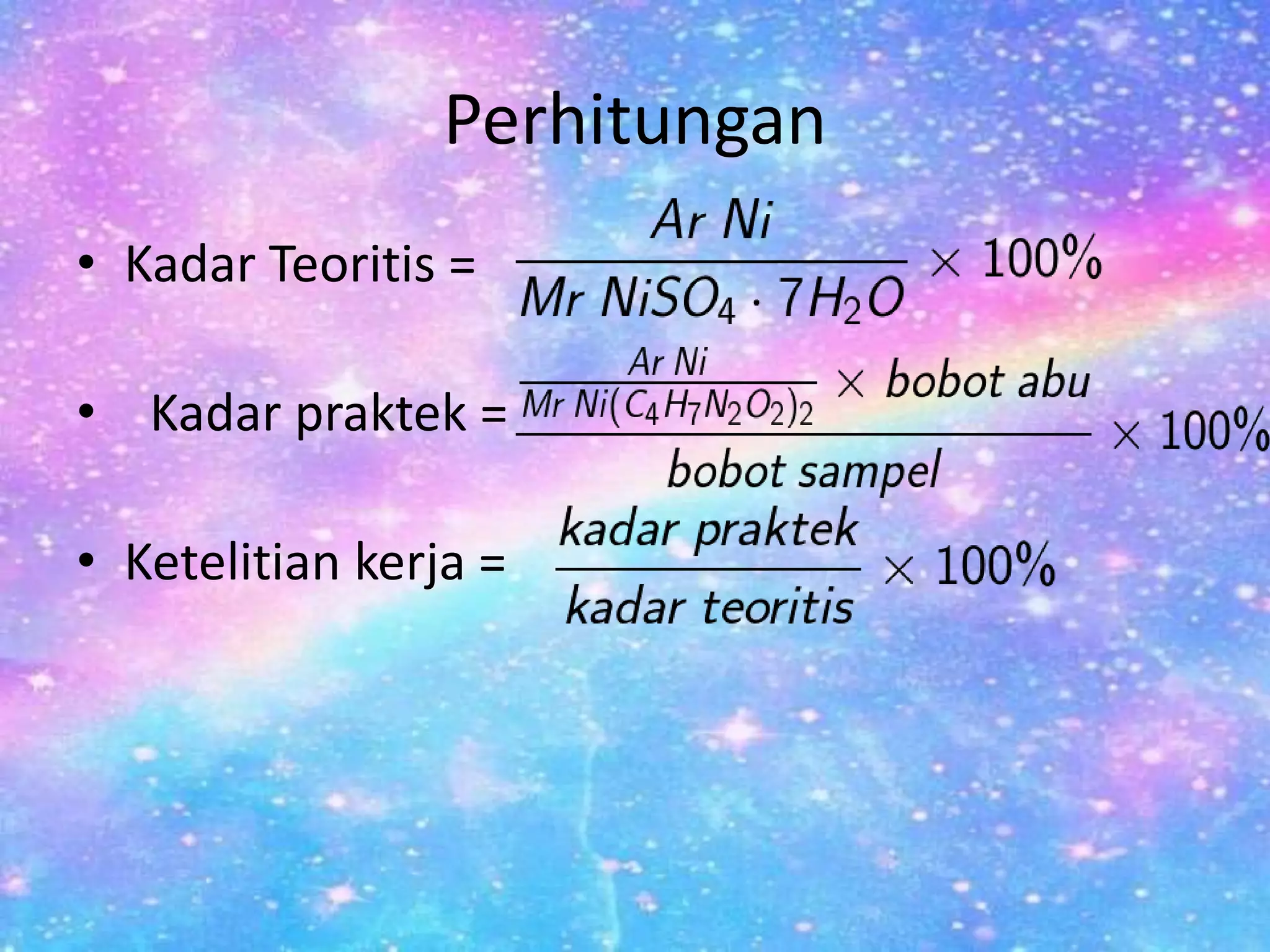 Penetapan Kadar Ni dalam Nikel Sulfat | PPTX