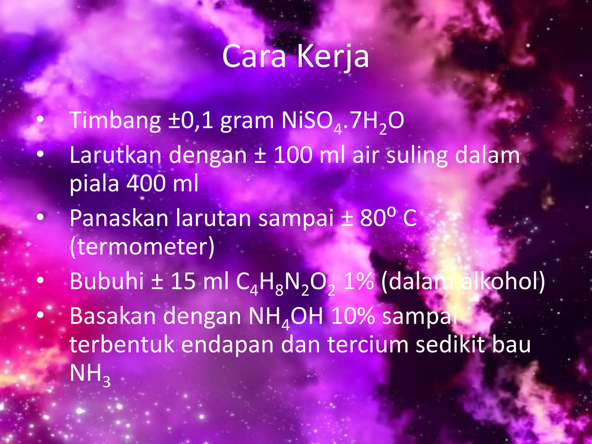 Penetapan Kadar Ni dalam Nikel Sulfat | PPTX Penetapan Kadar Ni dalam Nikel Sulfat | PPTX