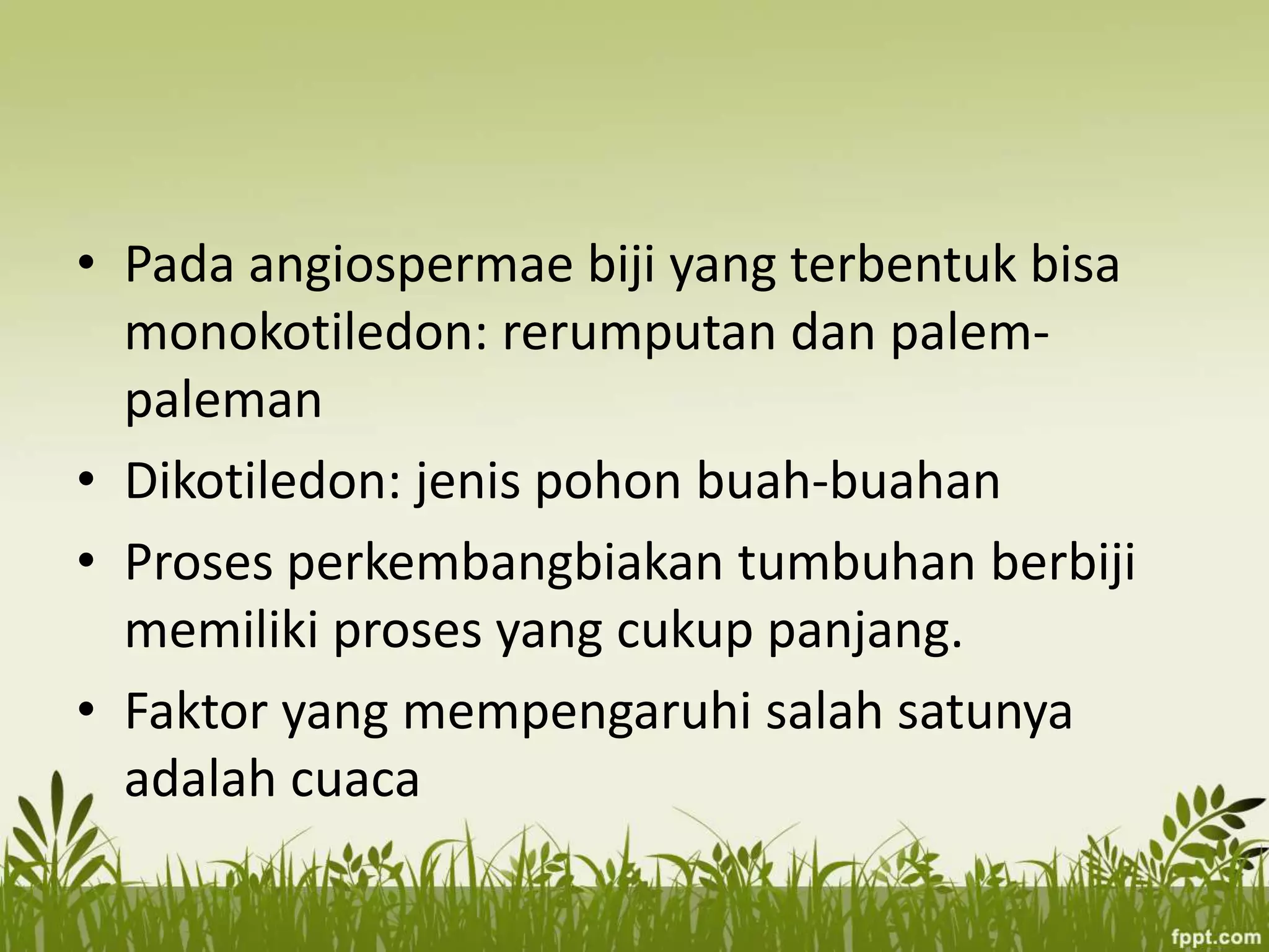 PPT Embriologi Tumbuhan - Perkembangan Embrio dan Biji | PPTX