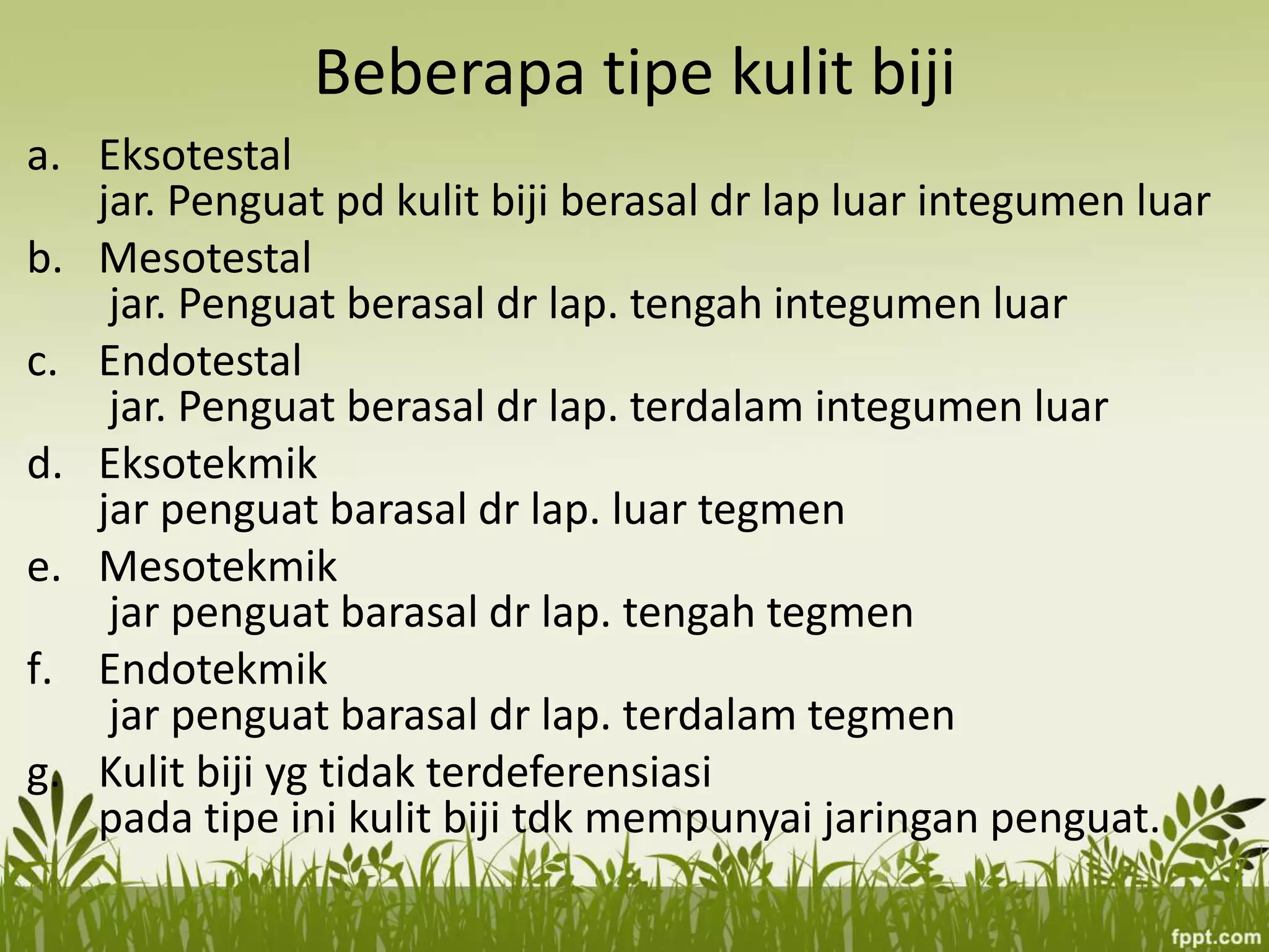 PPT Embriologi Tumbuhan - Perkembangan Embrio dan Biji | PPTX