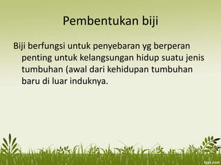 PPT Embriologi Tumbuhan - Perkembangan Embrio dan Biji | PPTX