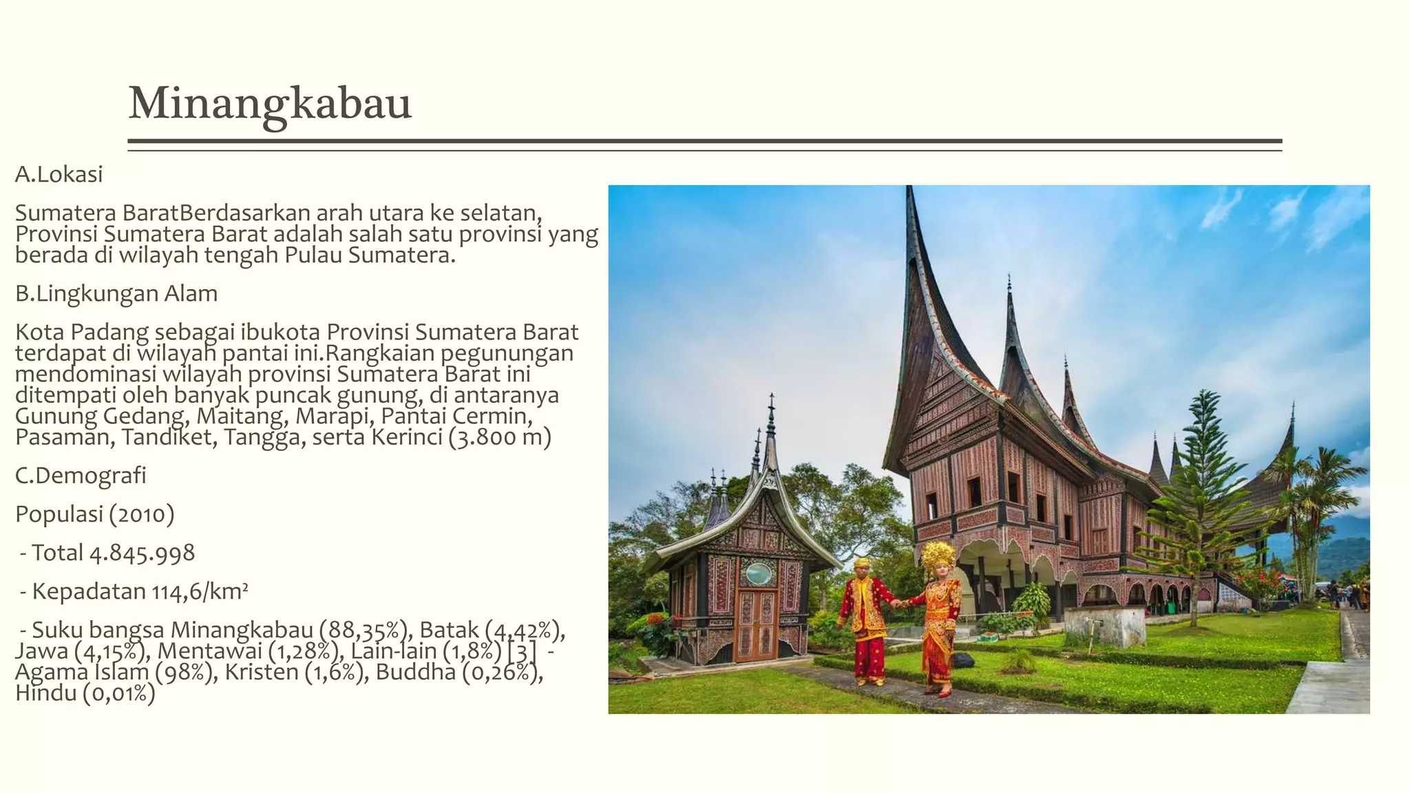 etnografi minangkabau kelompok 2 | PPTX