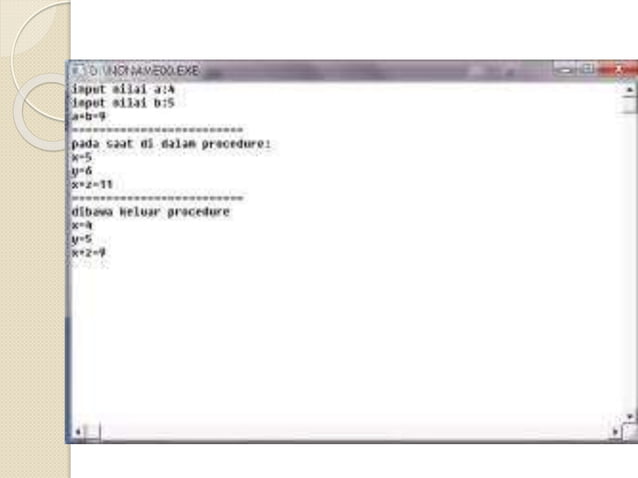 Procedure dalam pascal | PPTX