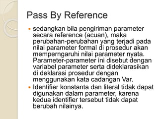 Procedure dalam pascal | PPTX