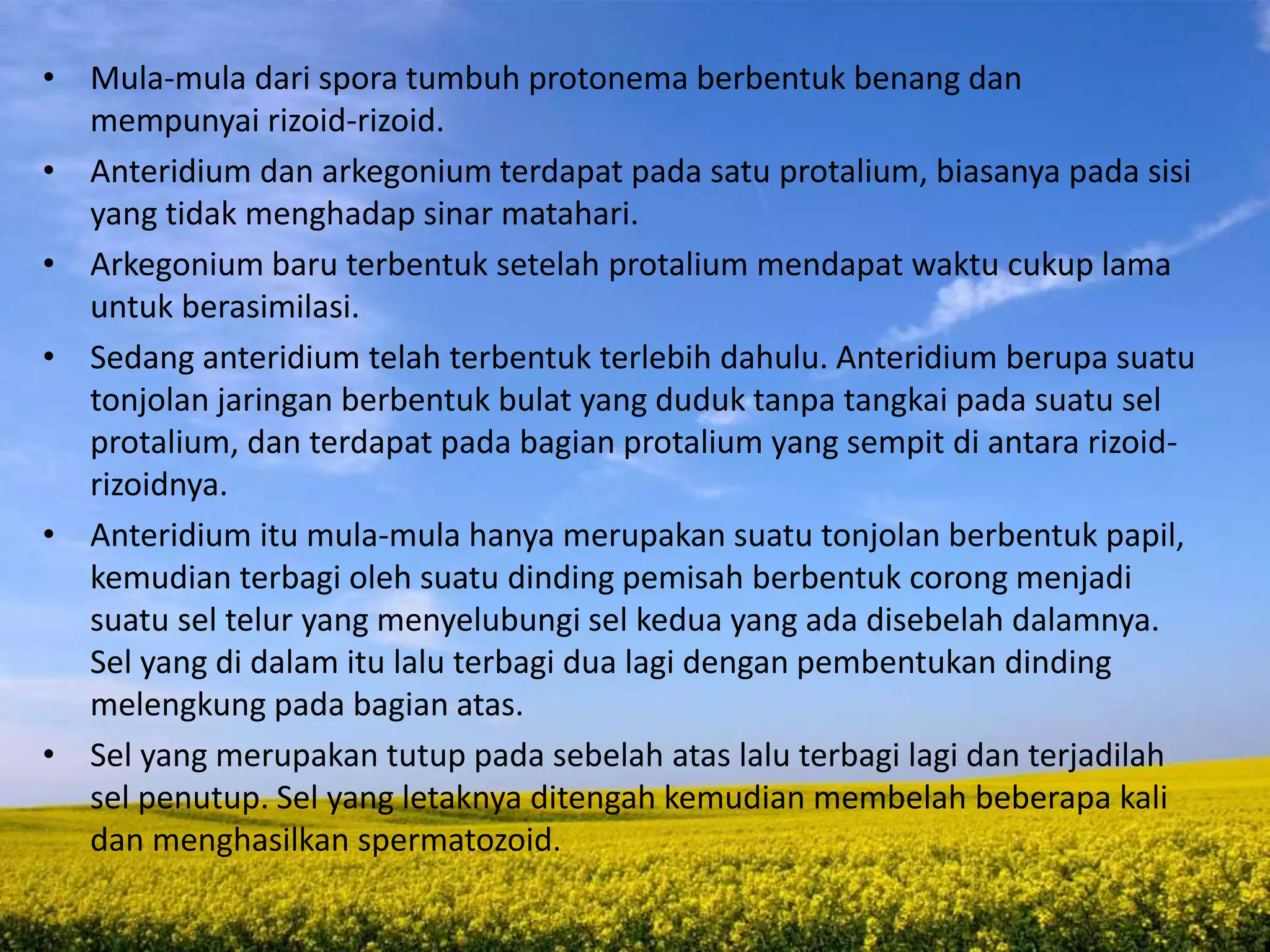 PPT Embriologi Tumbuhan - Pteridophyta | PPTX