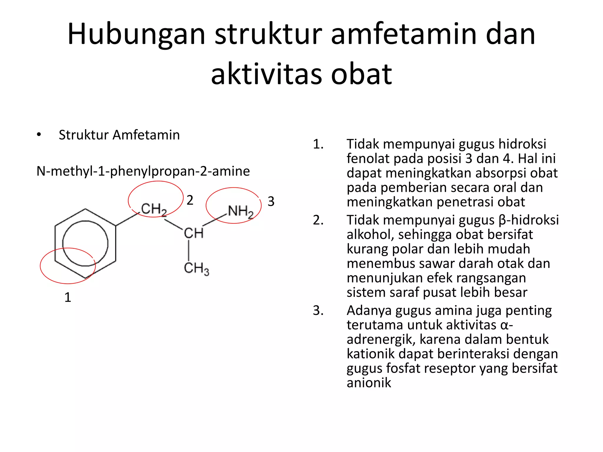 HUBUNGAN STRUKTUR DAN AKTIVITAS OBAT OBAT Periper Nervous Sistem | PPTX