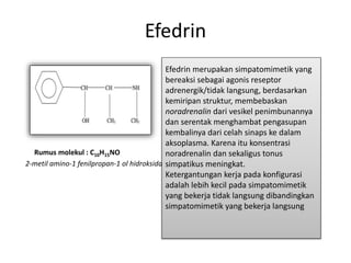 HUBUNGAN STRUKTUR DAN AKTIVITAS OBAT OBAT Periper Nervous Sistem | PPTX