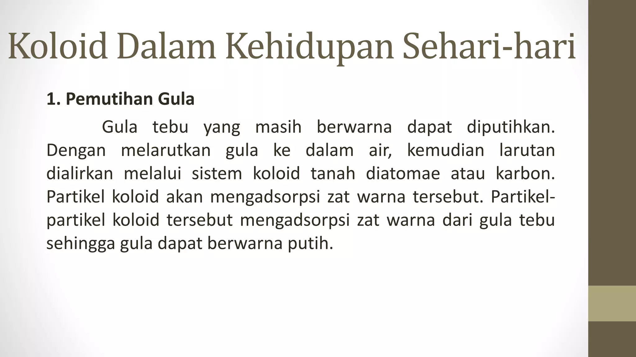 (Kimia) Sistem Koloid | PPTX