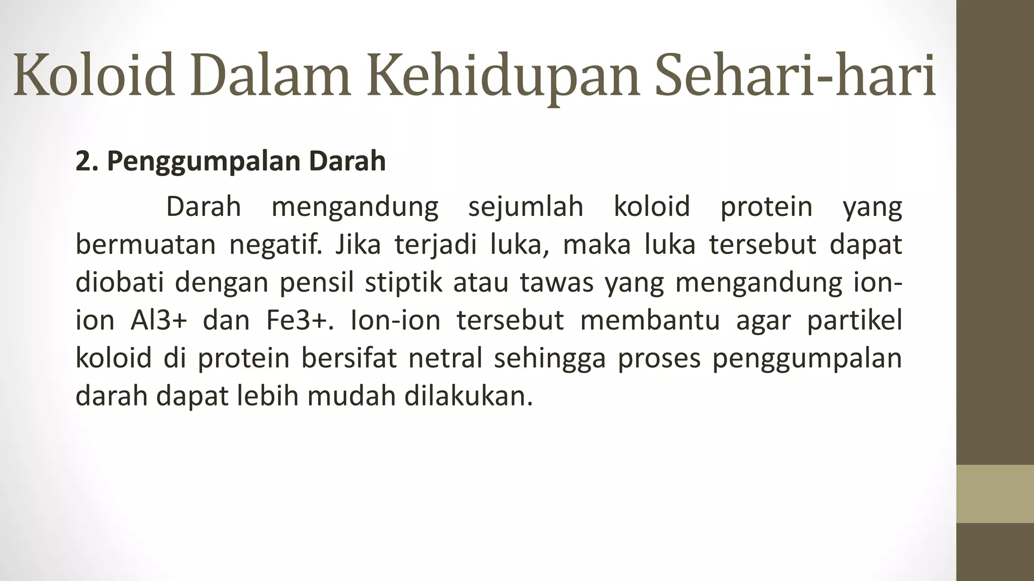 (Kimia) Sistem Koloid | PPTX