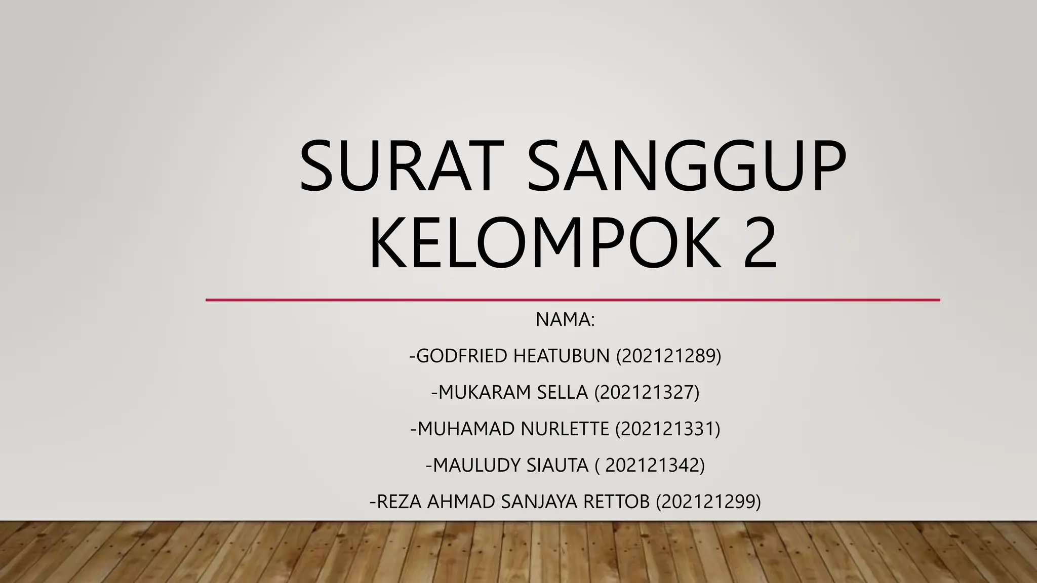 KELOMPOK 2 SURAT SANGGUP.pptx