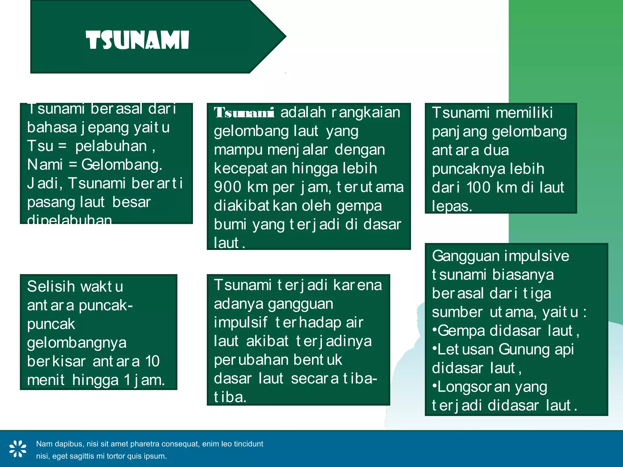 tanggap darurat bencana tsunami | PPT