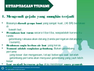 tanggap darurat bencana tsunami | PPT
