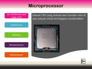 Perangkat Pemerosesan Komputer | PPTX