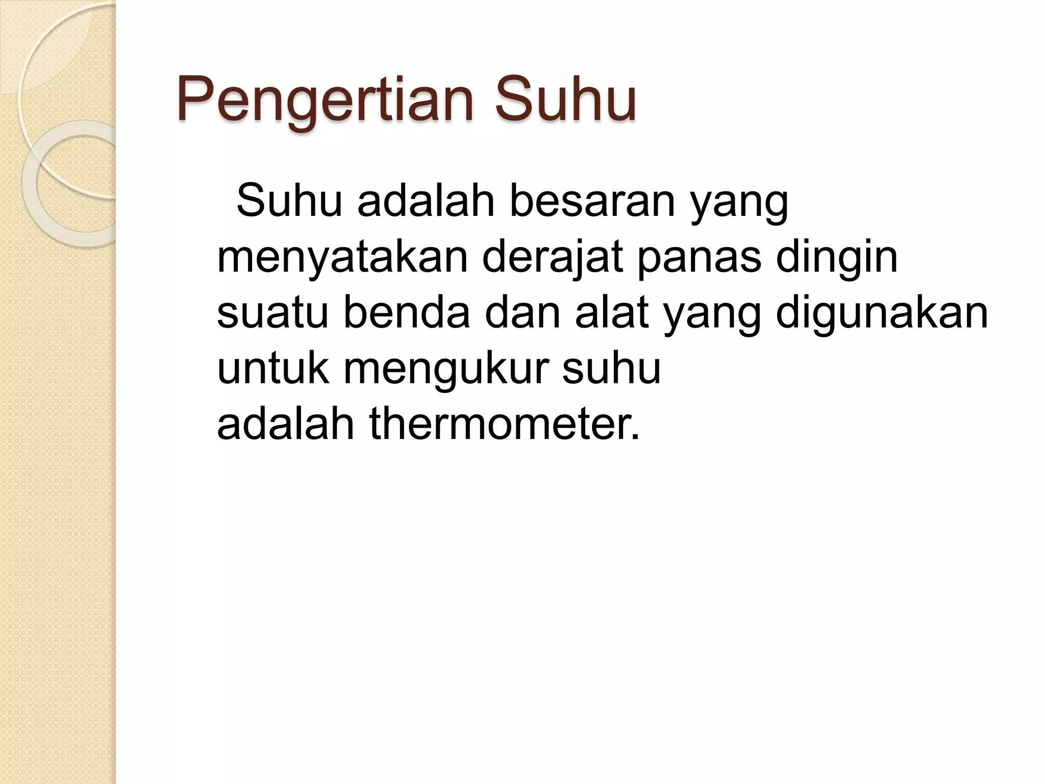 Suhu dan Pengukuran | PPTX