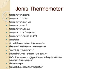 Suhu dan Pengukuran | PPTX