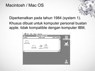 Pengenalan Sistem Operasi Macintosh | ODP