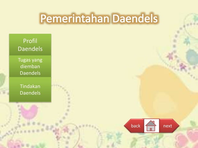 Sejarah : Masa Pemerintahan Daendels | PPTX