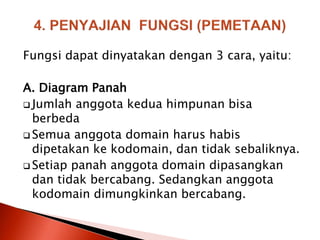 Fungsi (Pemetaan) | PPTX
