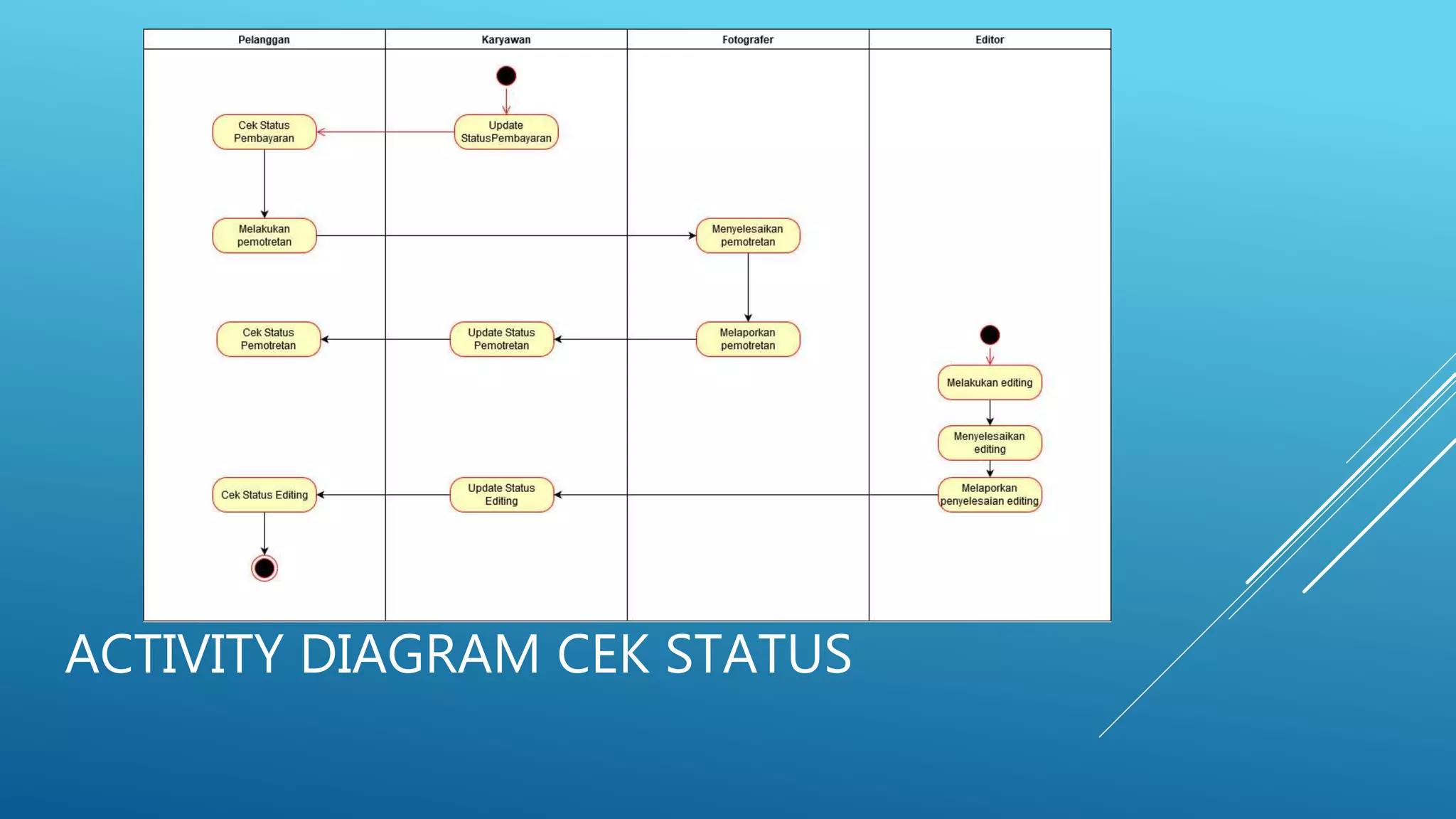 Use case dan activity diagram sistem pemesanan studio foto berbasis web ...