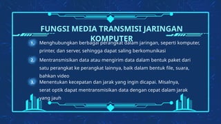 Presentasi Media Transmisi Jaringan Komputer | PPTX