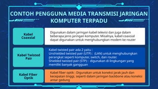 Presentasi Media Transmisi Jaringan Komputer | PPTX
