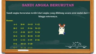 Sandi Angka Pramuka | PPTX