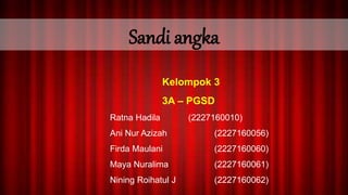 Sandi Angka Pramuka | PPTX