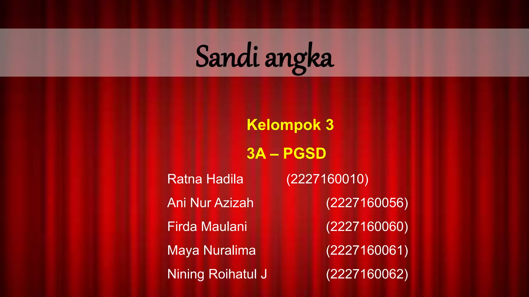 Sandi Angka Dalam Pramuka | PPTX