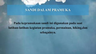 Sandi Angka Dalam Pramuka | PPTX