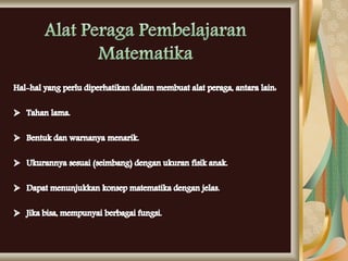 Kelompok 3 ppt - pemilihan media pembelajaran atematika | PPTX