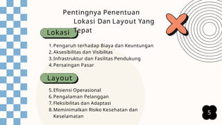 Teknik Menentukan Lokasi dan Layout dalam Entrepreneurship | PPTX