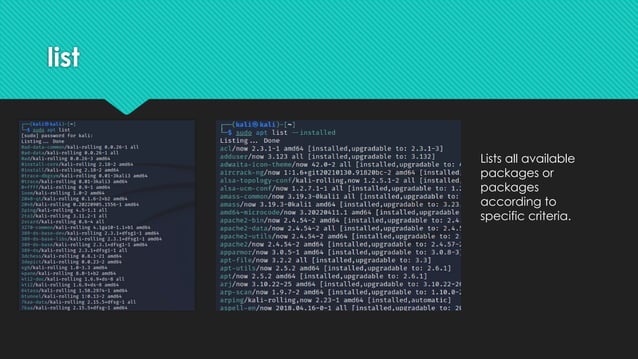Materi APT Command pada system operasi Linux | PPTX