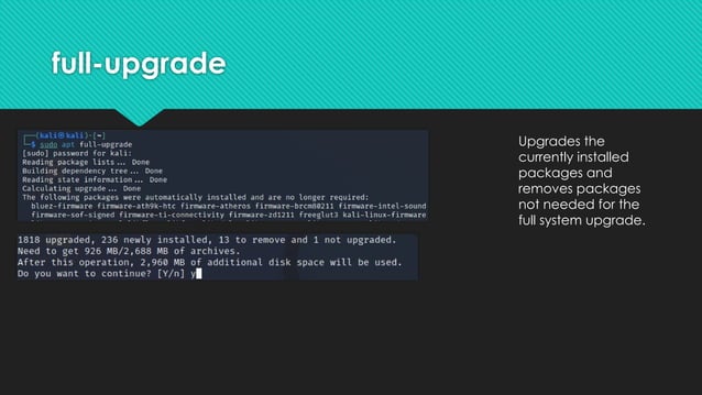 Materi APT Command pada system operasi Linux | PPTX