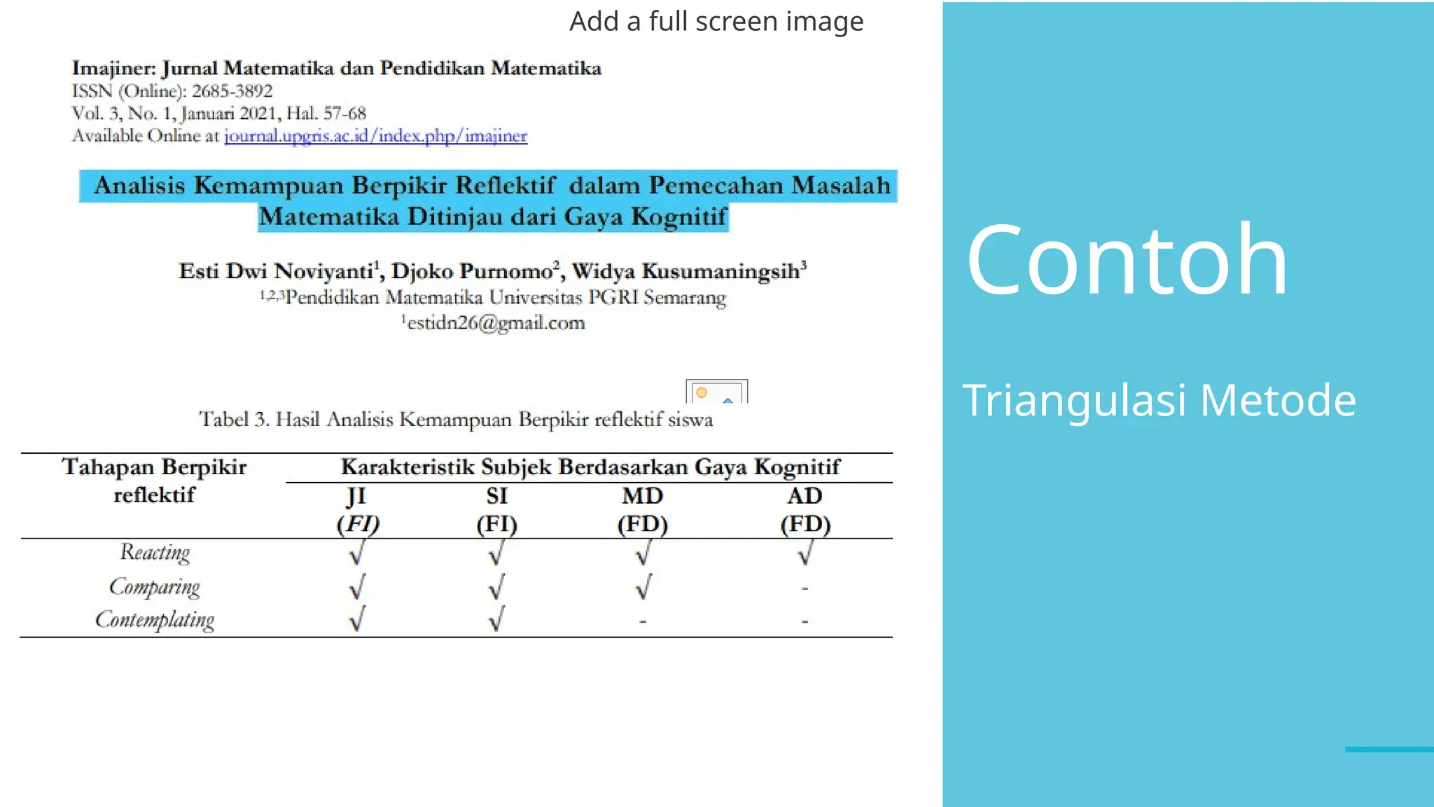 kelompok 3 Bentuk Keabsahan data dan Triangulasi (2).pptx