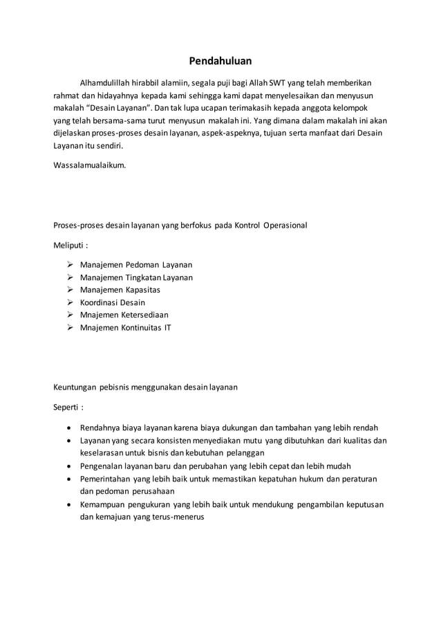 desain layanan | PDF