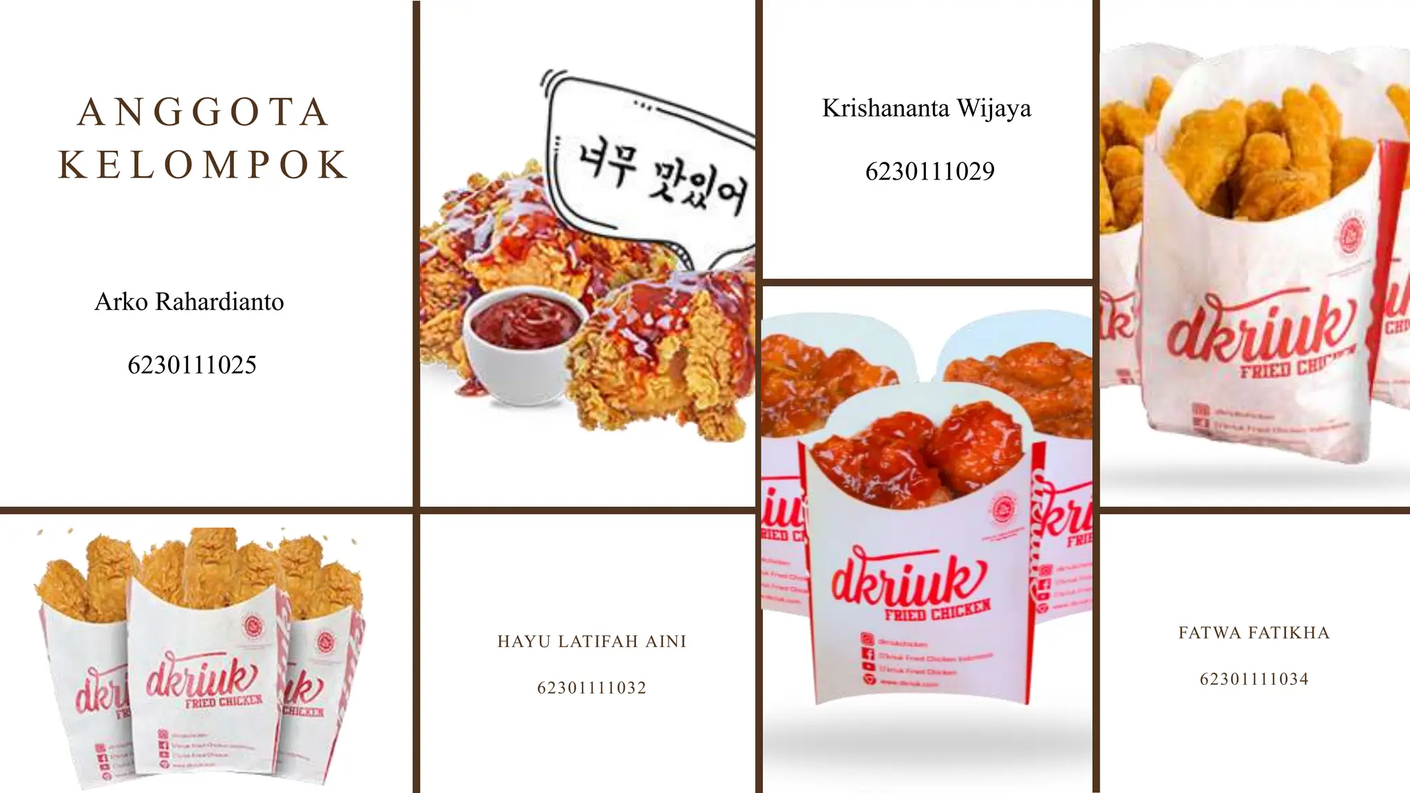 presentasi chicken dkriuk 2024 uty jogja | PPTX