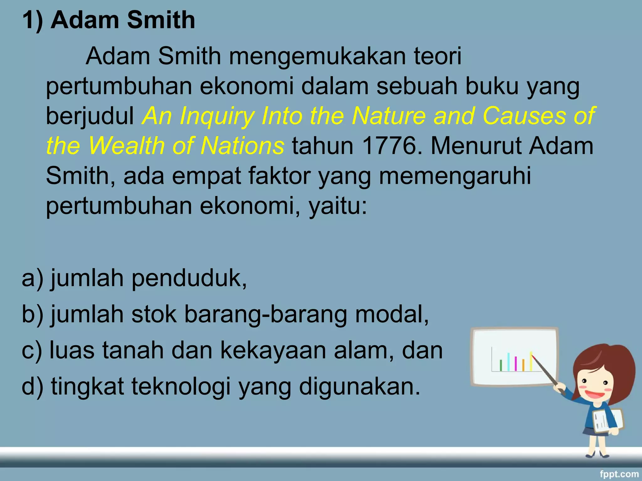 Pertumbuhan dan Pembangunan Ekonomi | PPT