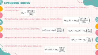 kelompok 3 fisika.pptx. persamaan Henderson hasseobach | PPTX