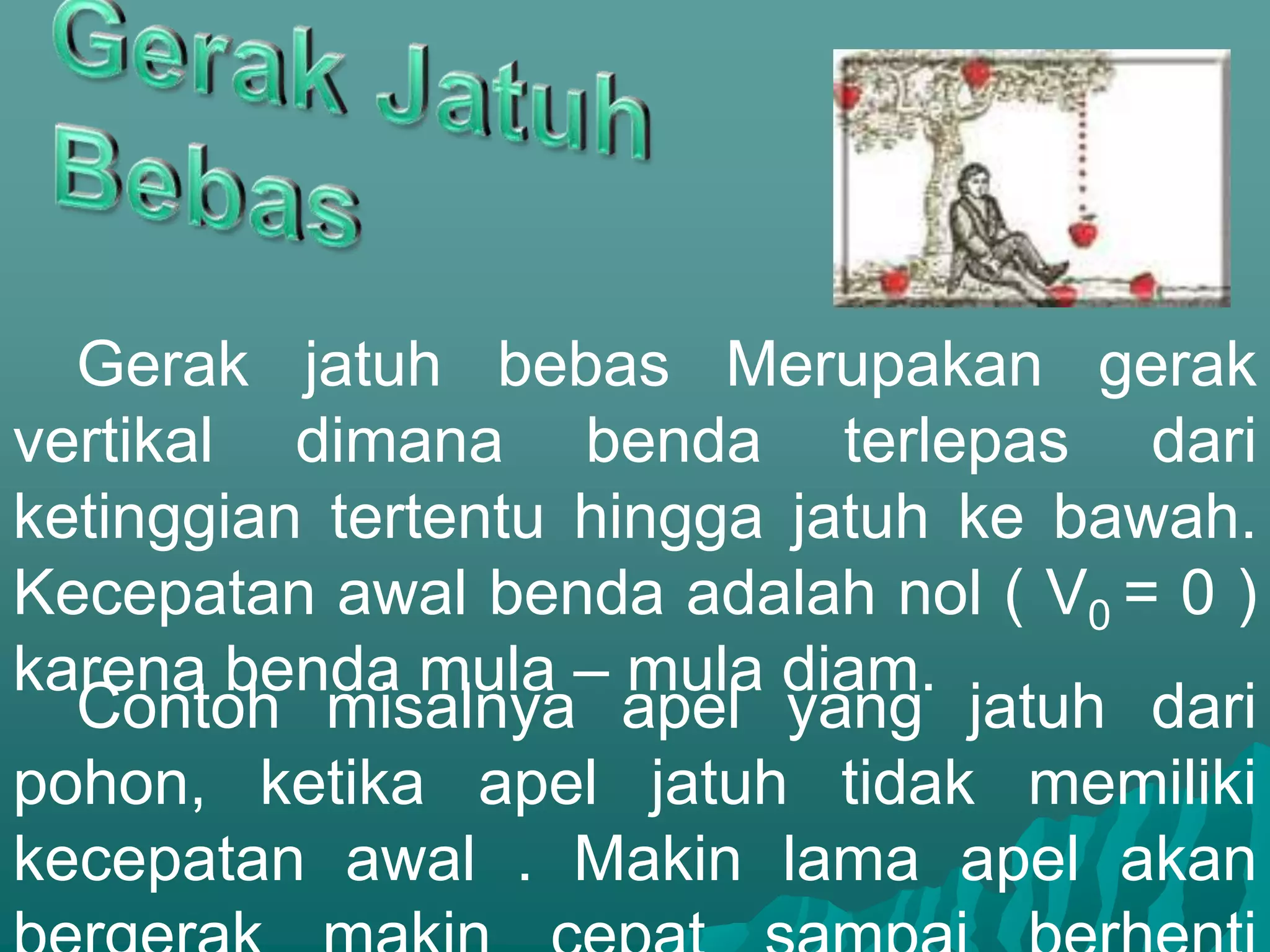 Fisika gerak vertikal | PPTX