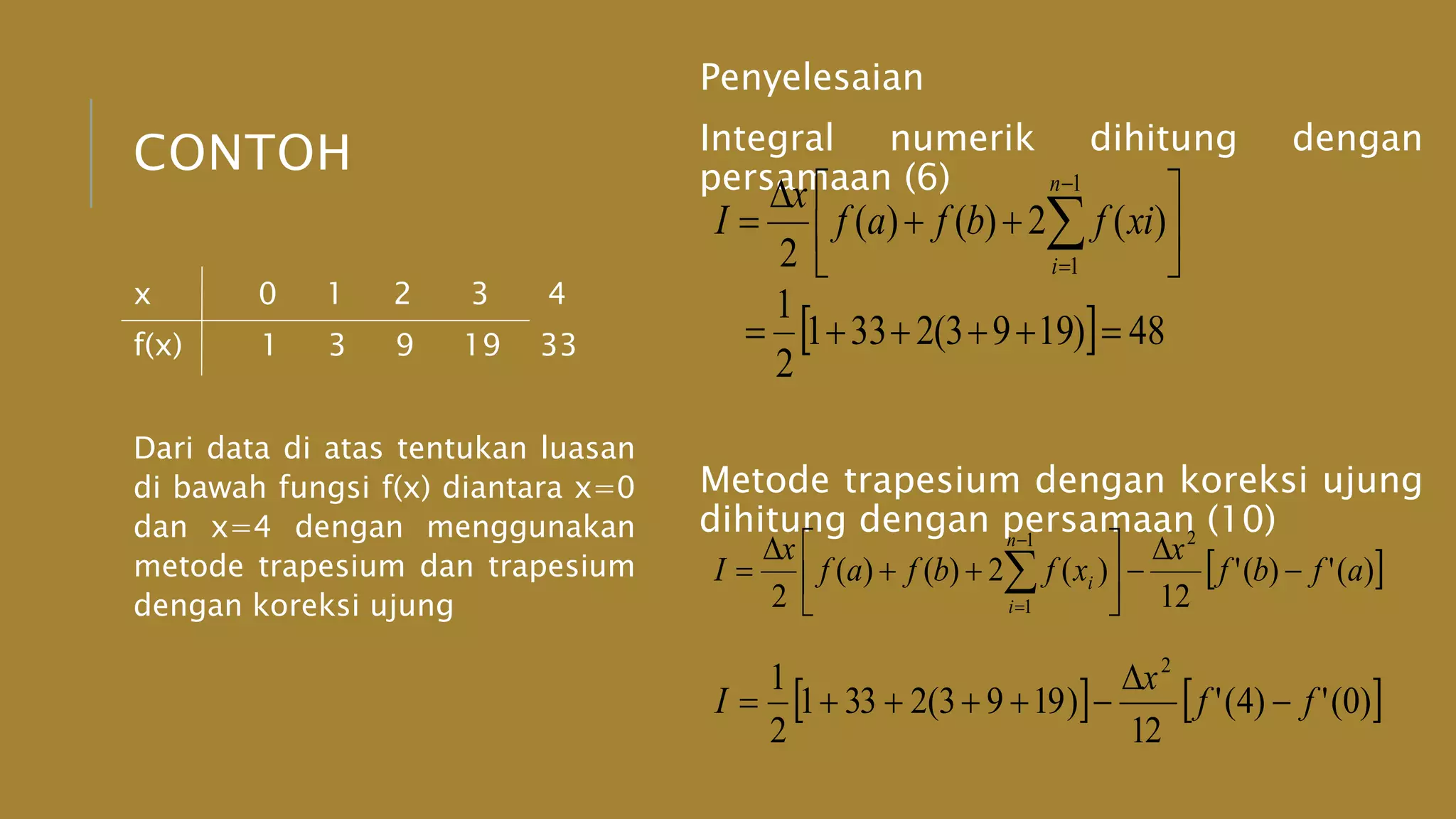 Kelompok 3 integrasi numerik fix | PPTX
