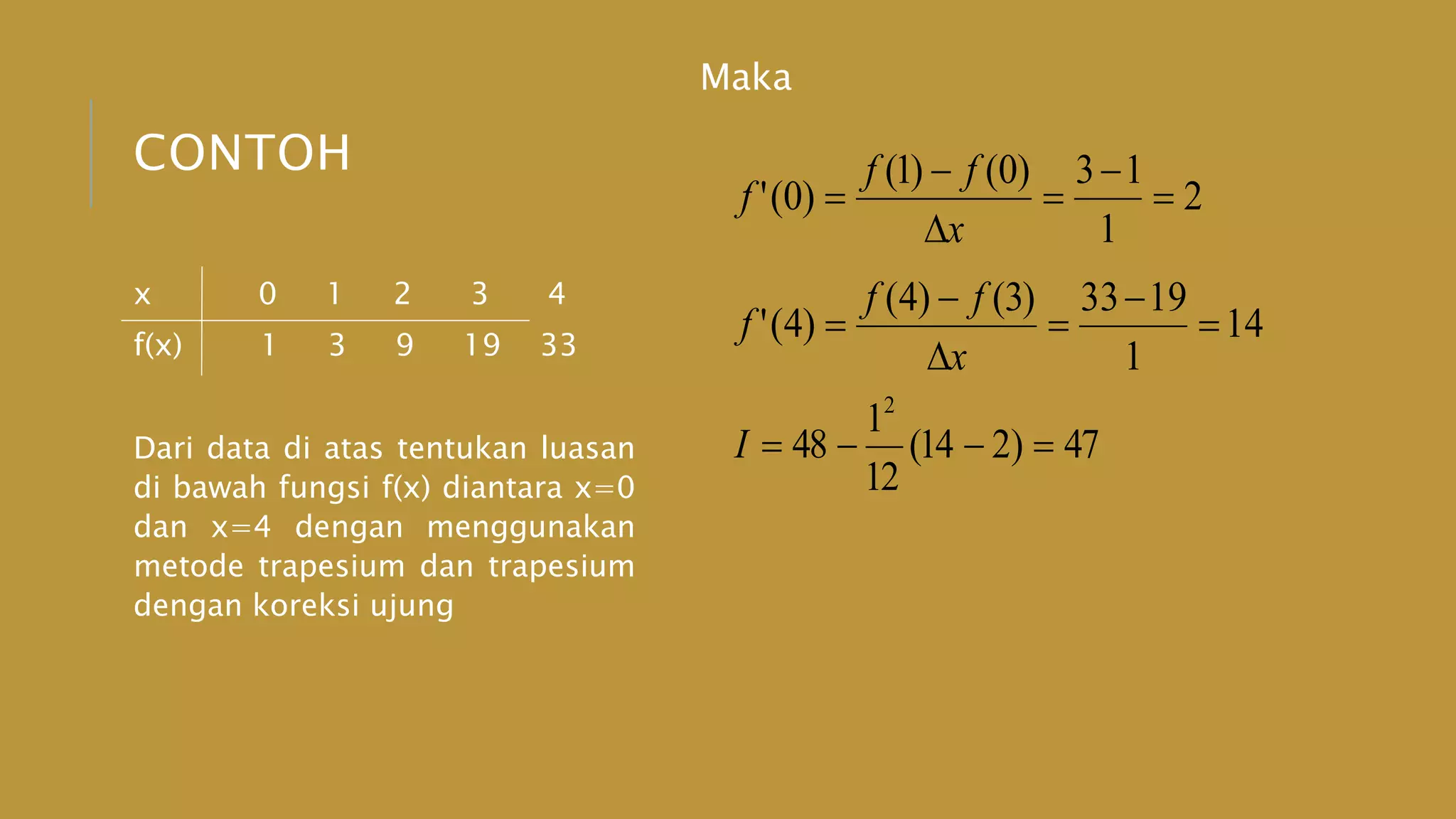 Kelompok 3 integrasi numerik fix | PPTX