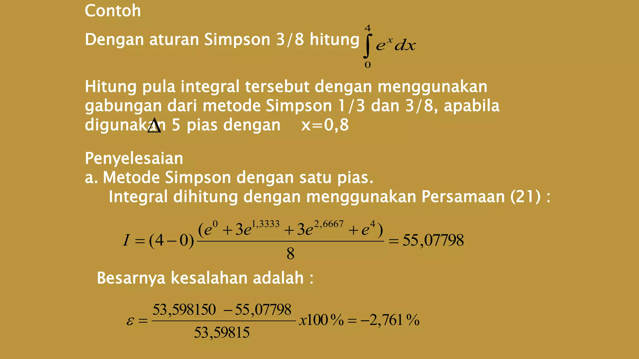 Kelompok 3 integrasi numerik fix | PPTX