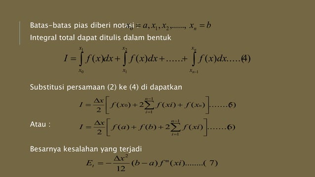 Kelompok 3 integrasi numerik fix | PPTX
