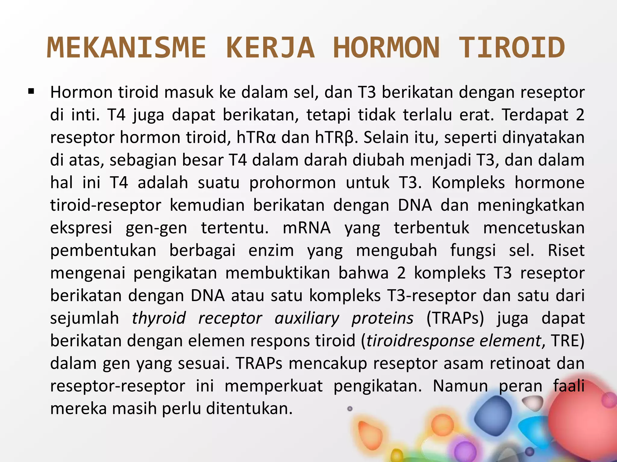 Kelompok 3 (kelas iii a) hormon tiroid dan anti tiroid | PPTX