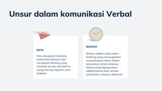 Kelompok 3 komunikasi verbal | PPTX