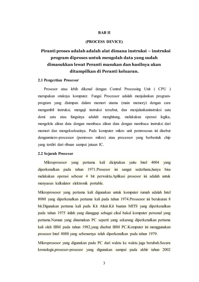 Proses Device Doc. | PDF