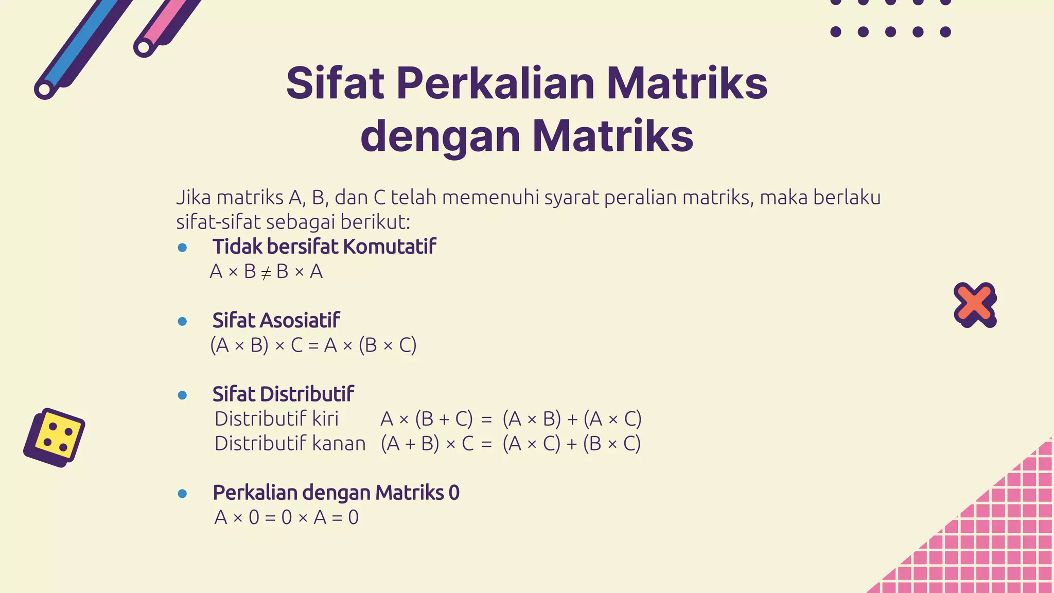 Perkalian Matriks | PPTX