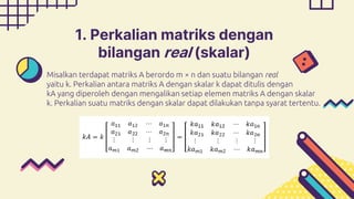 Perkalian Matriks | PPTX